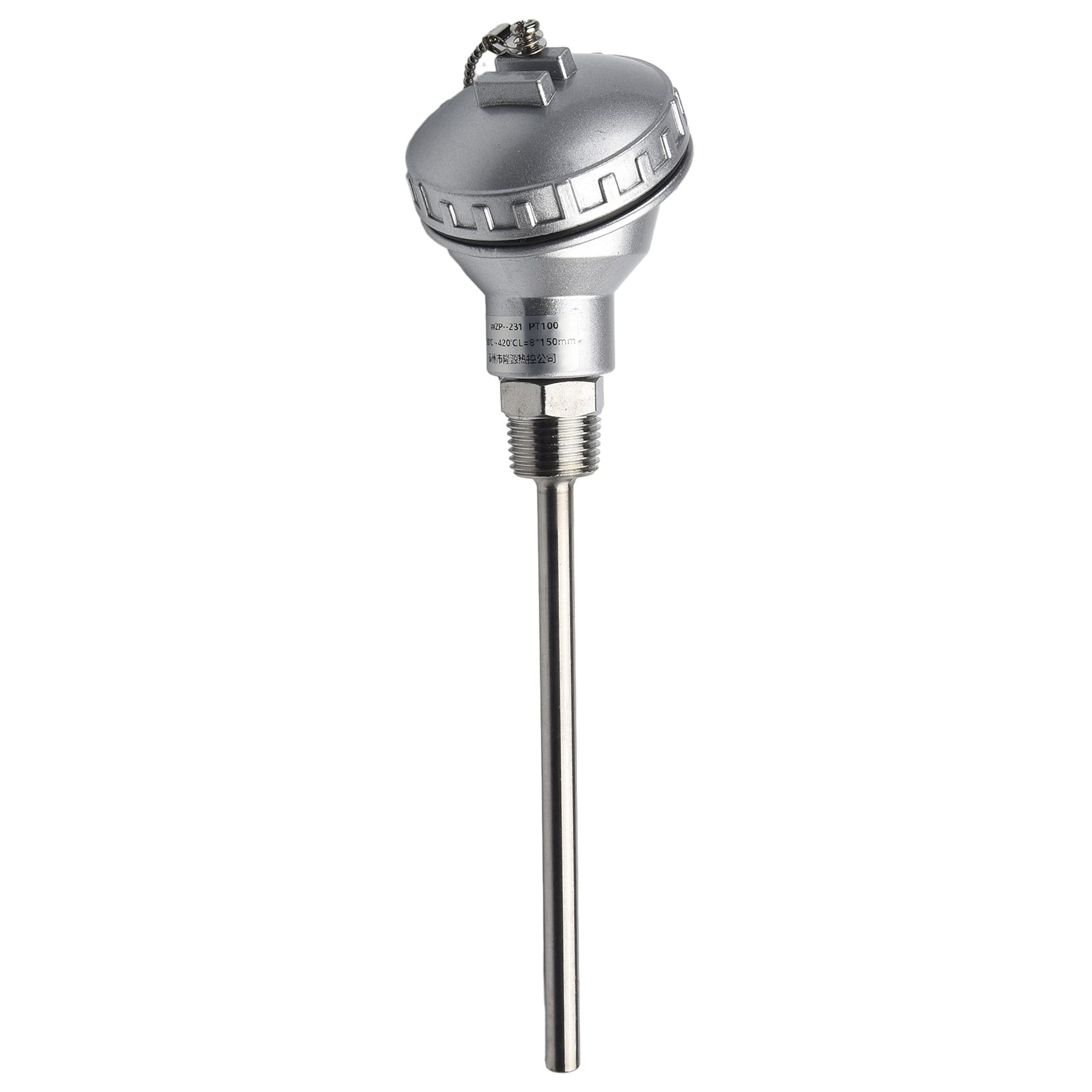 For Rtd Pt100 Temperature Sensor Probe 1/2\" Npt Thread Thermocouple ...