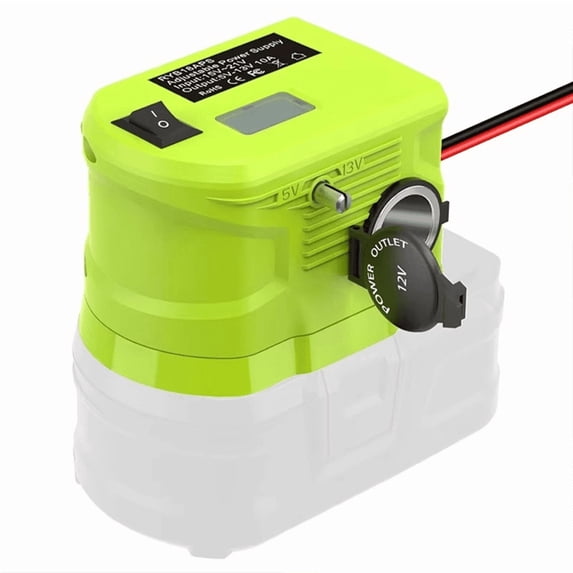 For Ryobi For Car Li- Battery Adapter Step Down Converter 18V To 12V ...