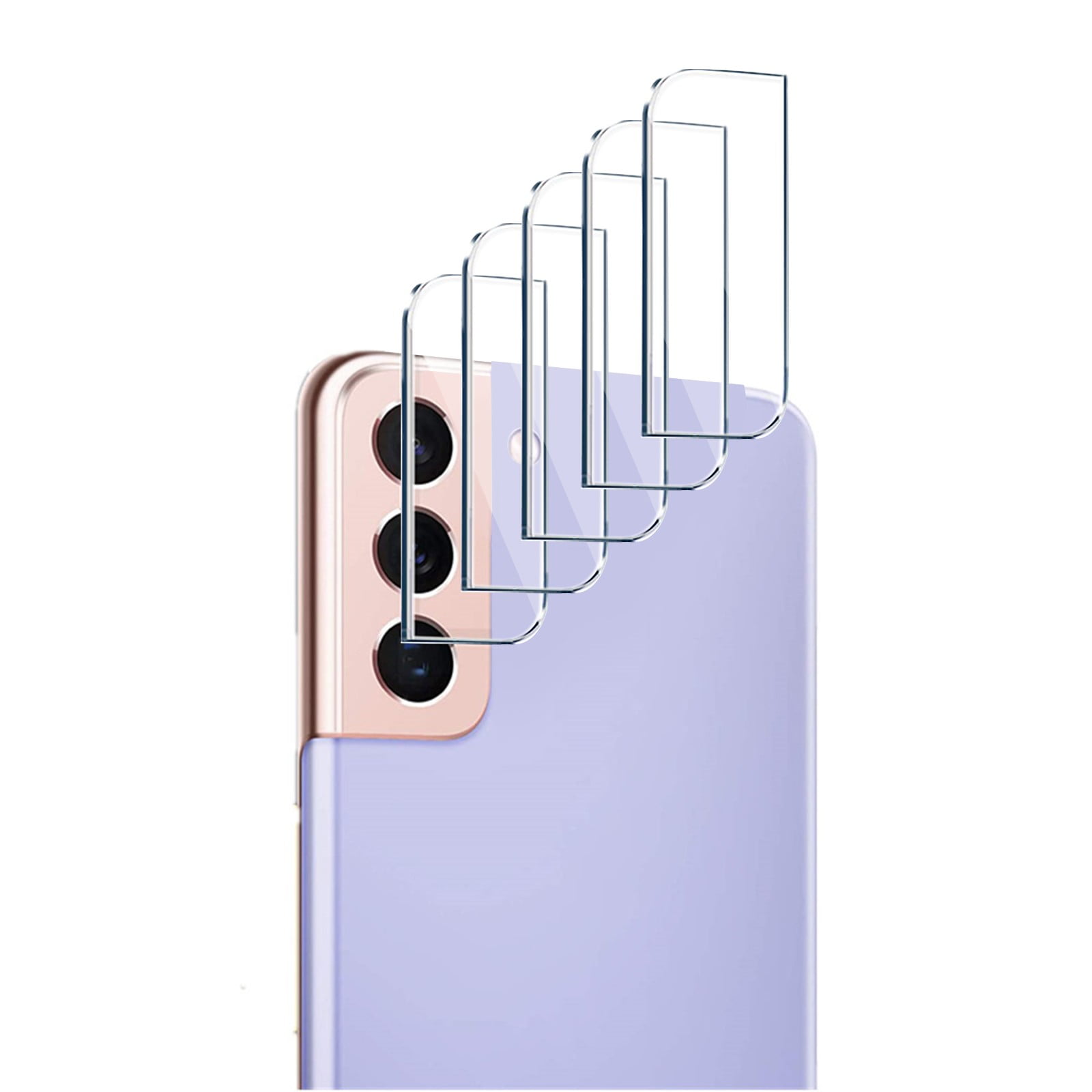 For S21 Clear Tempered Glass Screen Rear Camera Lens Protector Film ...