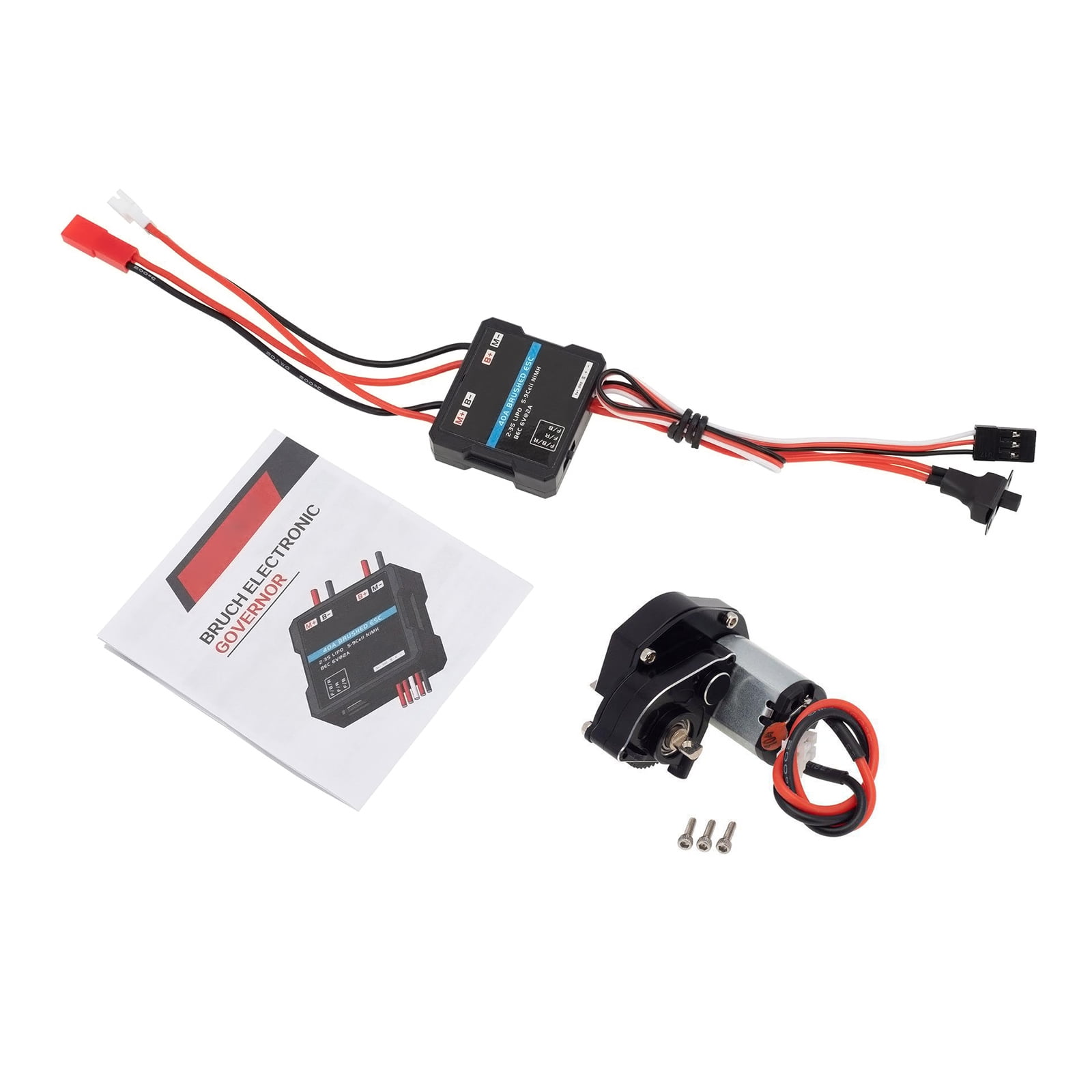 For SCX24 90081 1/24 Scale Model Car Aluminum Transmission Box Middle ...