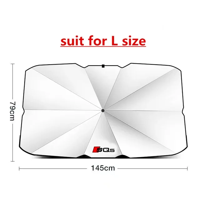 For SQ5-Car Windshield Sun Shade Blocks, UV Ray Reflector Umbrella, For ...