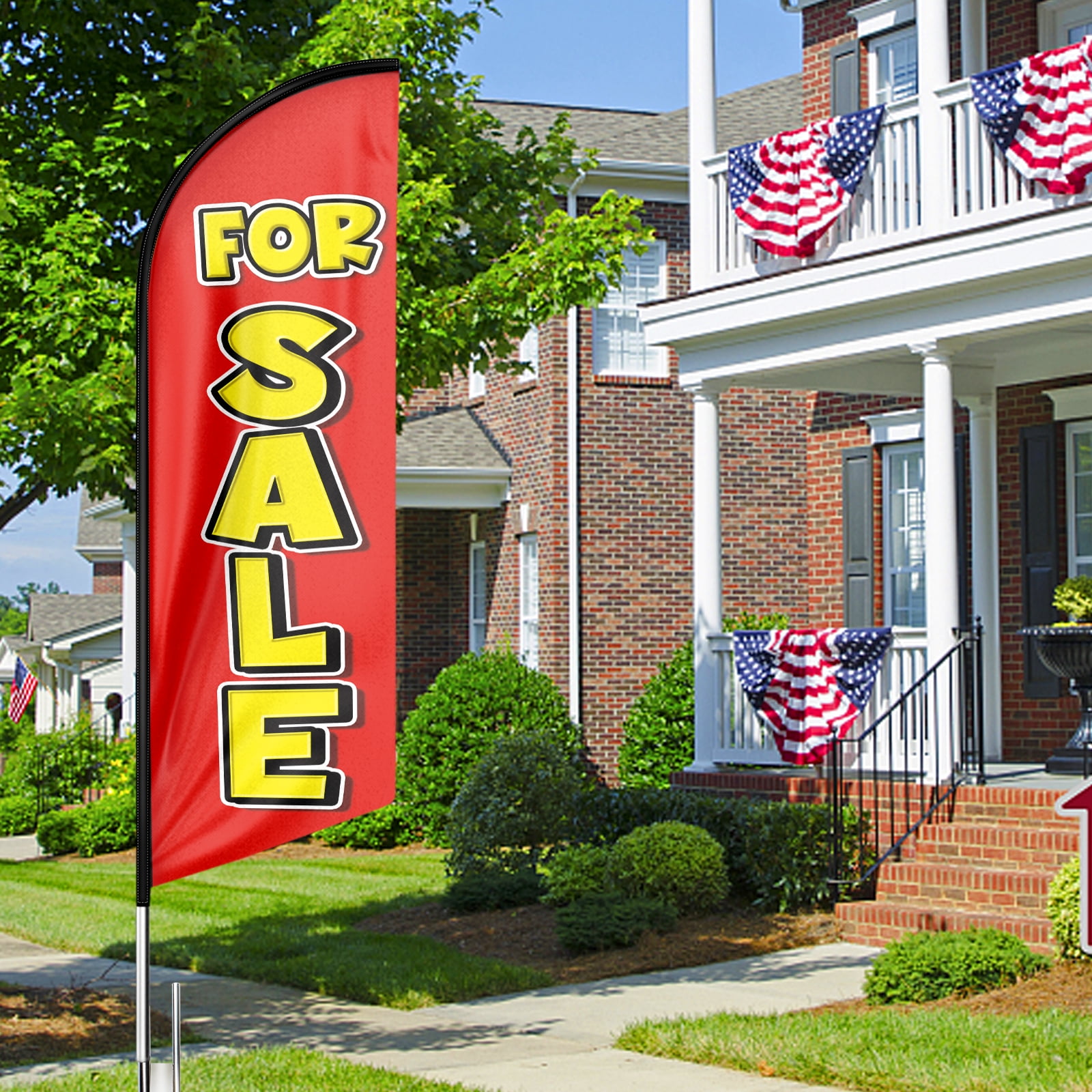 For Sale Sign Feather Flag,8FT For Sale outdoor advertising flag, For ...