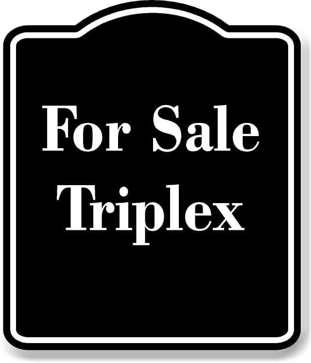 For Sale Triplex BLACK Aluminum Composite Sign 15''x18'' - Walmart.com