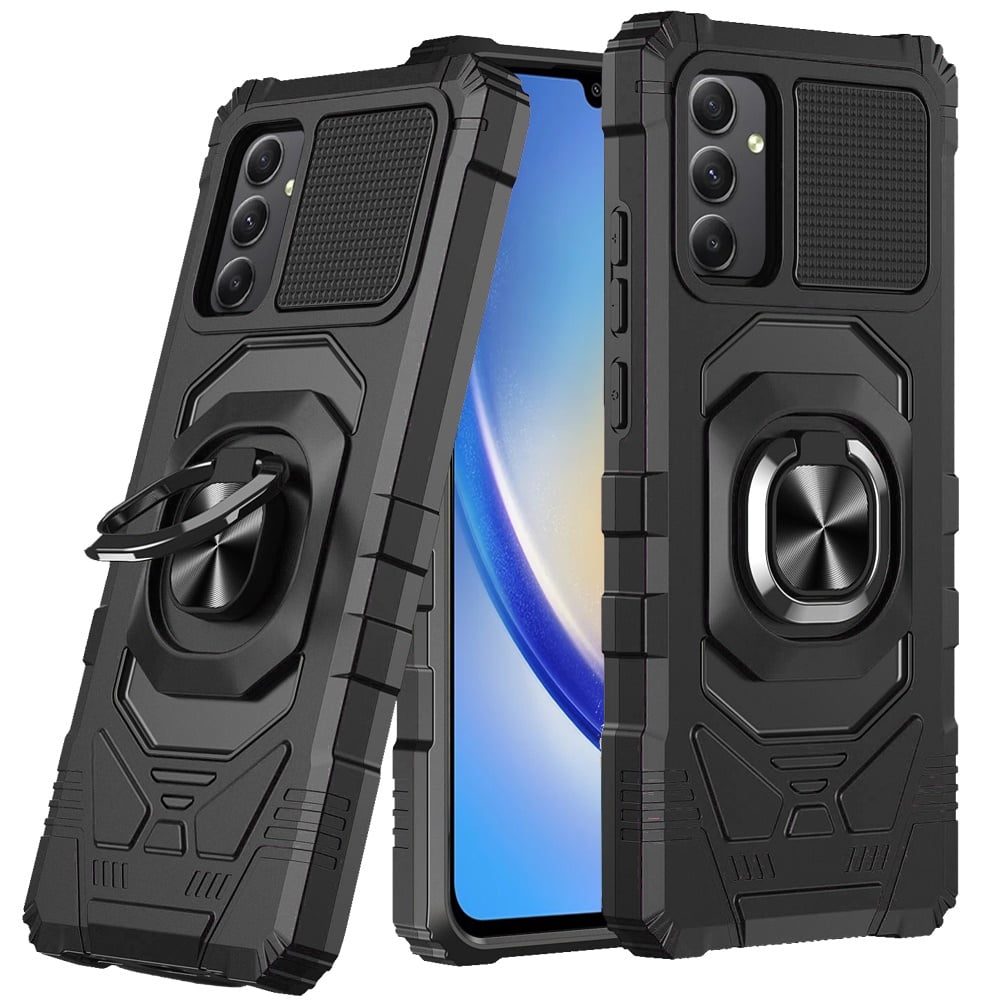 For Samsung A15 5G Case Shockproof Dual Layer Magnetic Ringstand ...