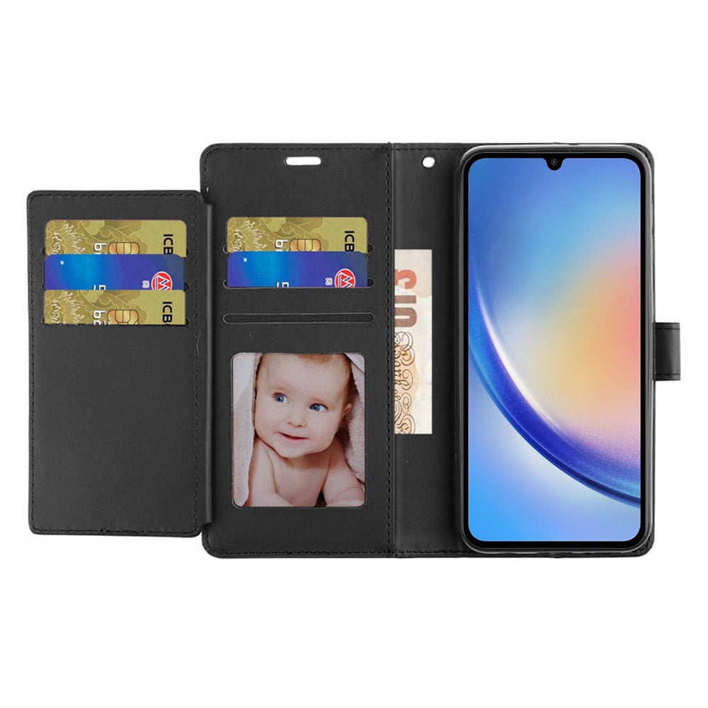 For Samsung A15 5g Metkase Wallet Id Card Holder Case Cover In Premium ...