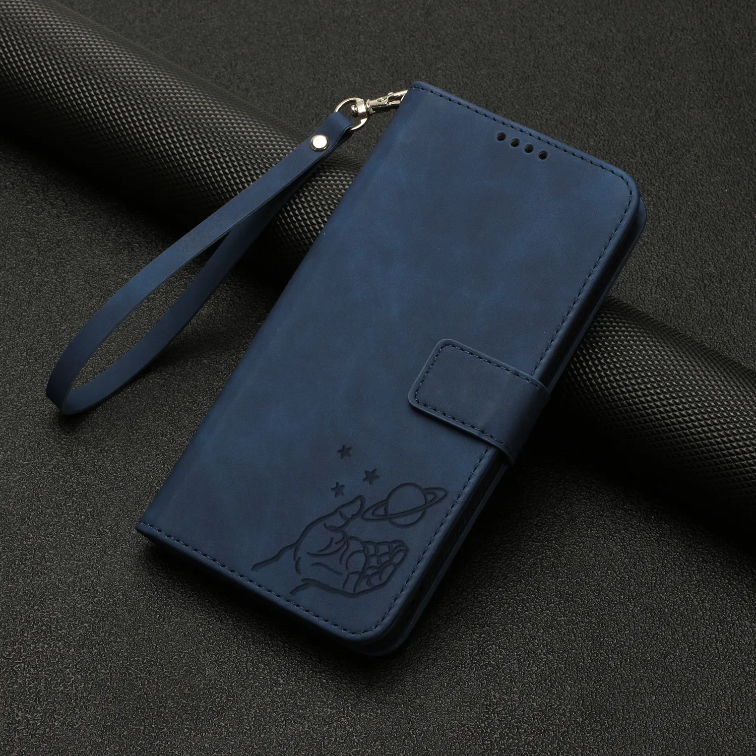 For Samsung A24 5G wallet phone case, starry Sky Pattern and Card Slot ...