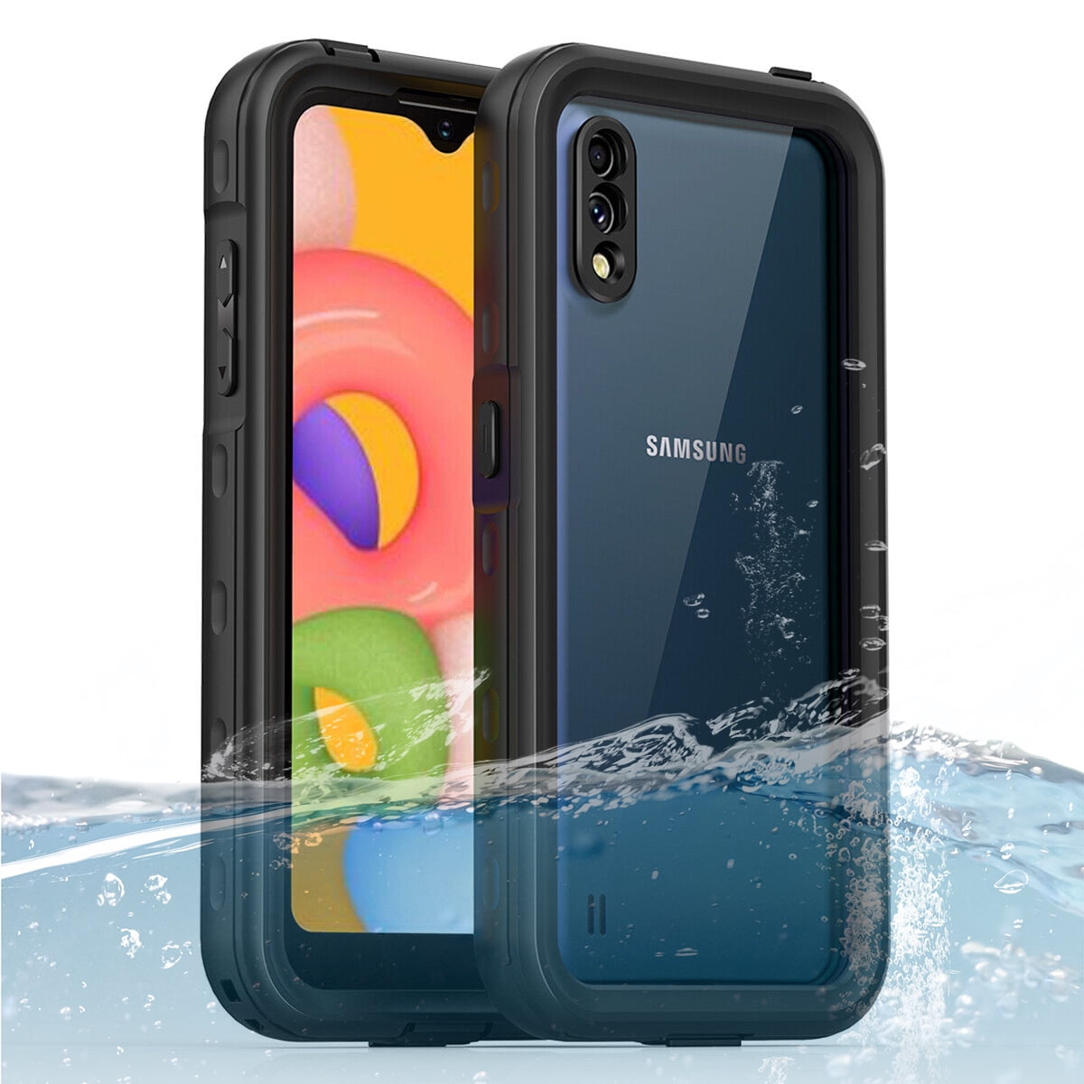 For Samsung Galaxy A01 Waterproof Case Shockproof Rugged Full Body ...
