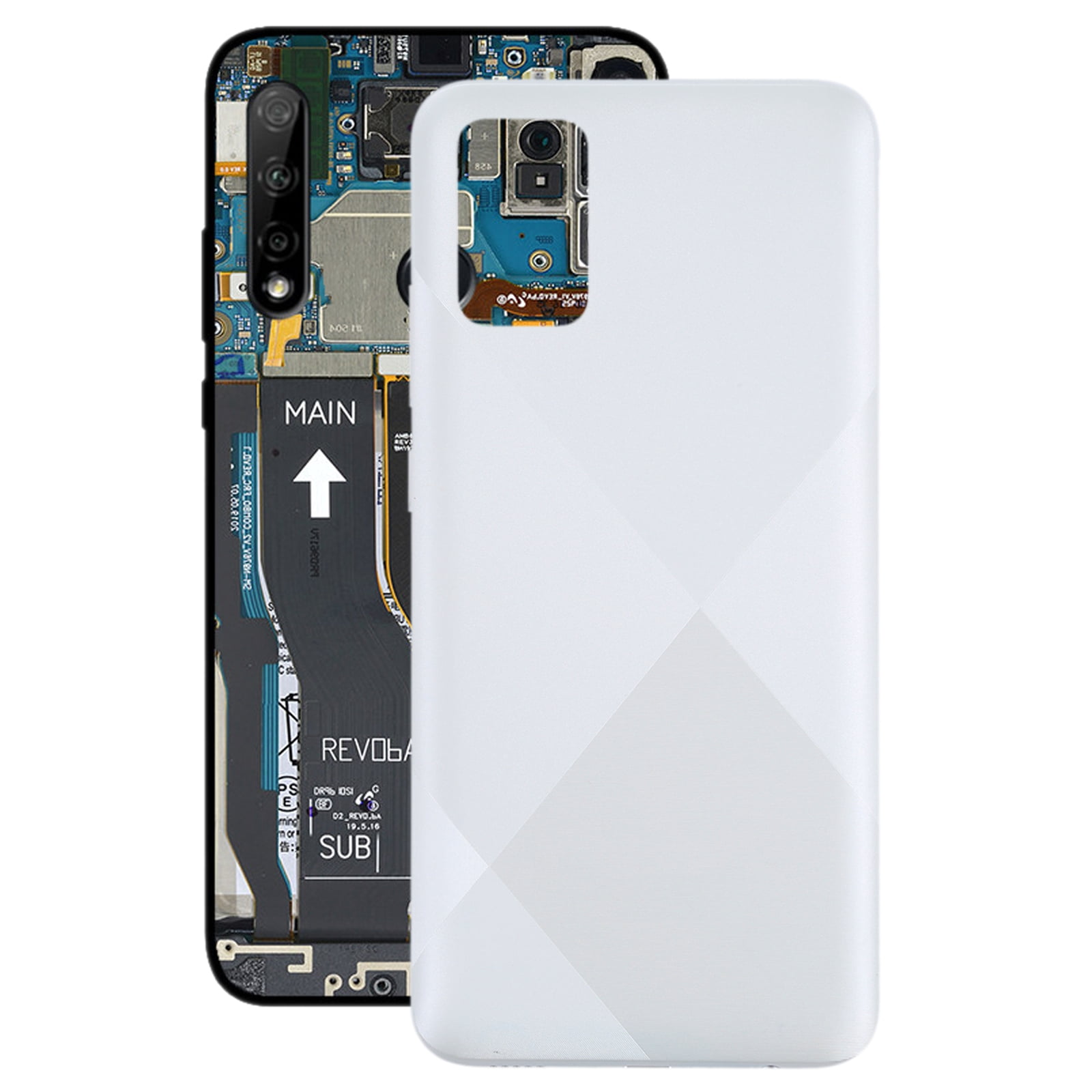 For Samsung Galaxy A02s SM-A025F Battery Back Cover - Walmart.com