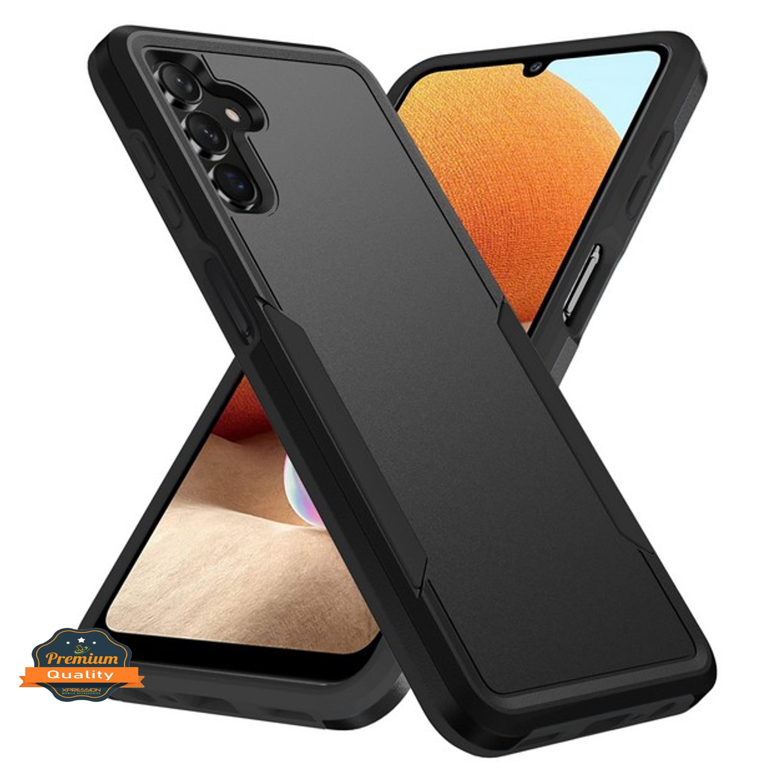 For Samsung Galaxy A04S Hybrid Bumper Rugged Dual Layer Heavy-Duty ...