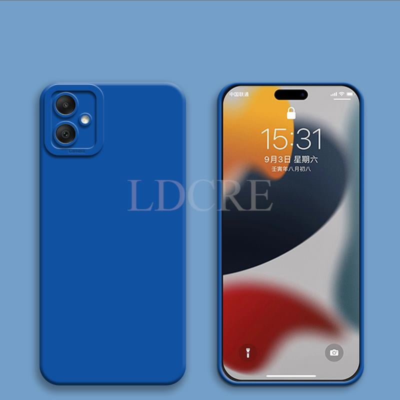For Samsung Galaxy A05 Case Popular Liquid Silicone Camera Protector ...