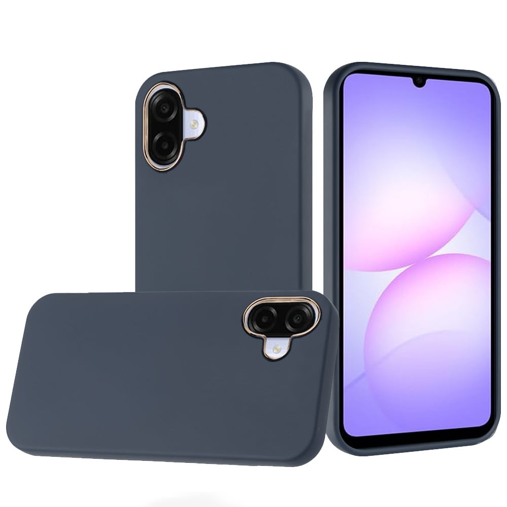 For Samsung Galaxy A07 Classy Slick Chromed Around Hybrid Case Cover ...