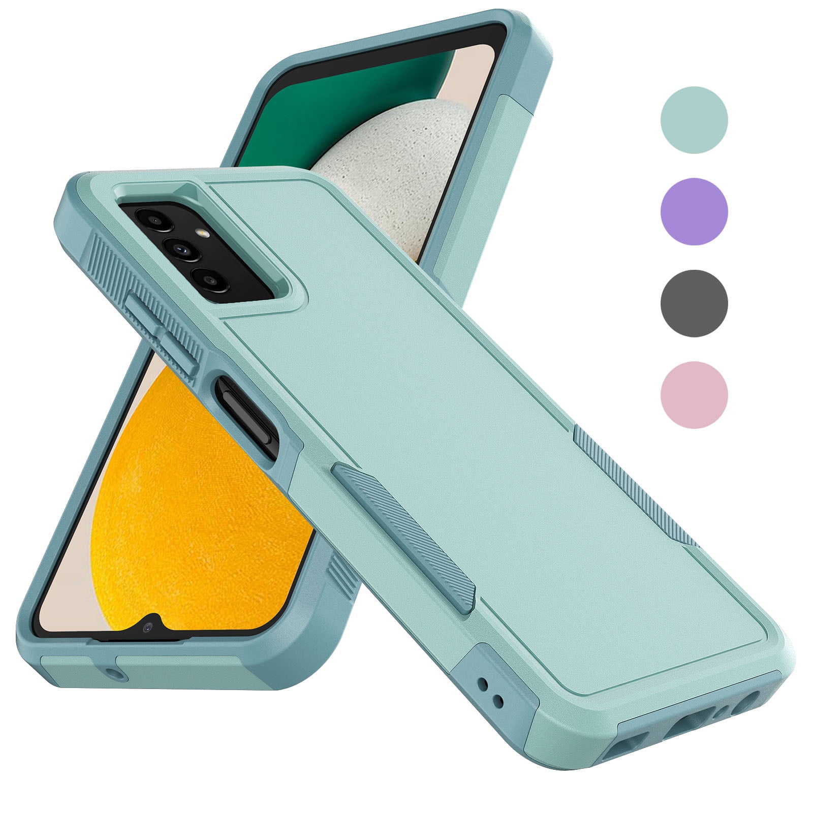 Takfox Shockproof Silicone Rugged Cell Phone Case for Samsung Galaxy ...