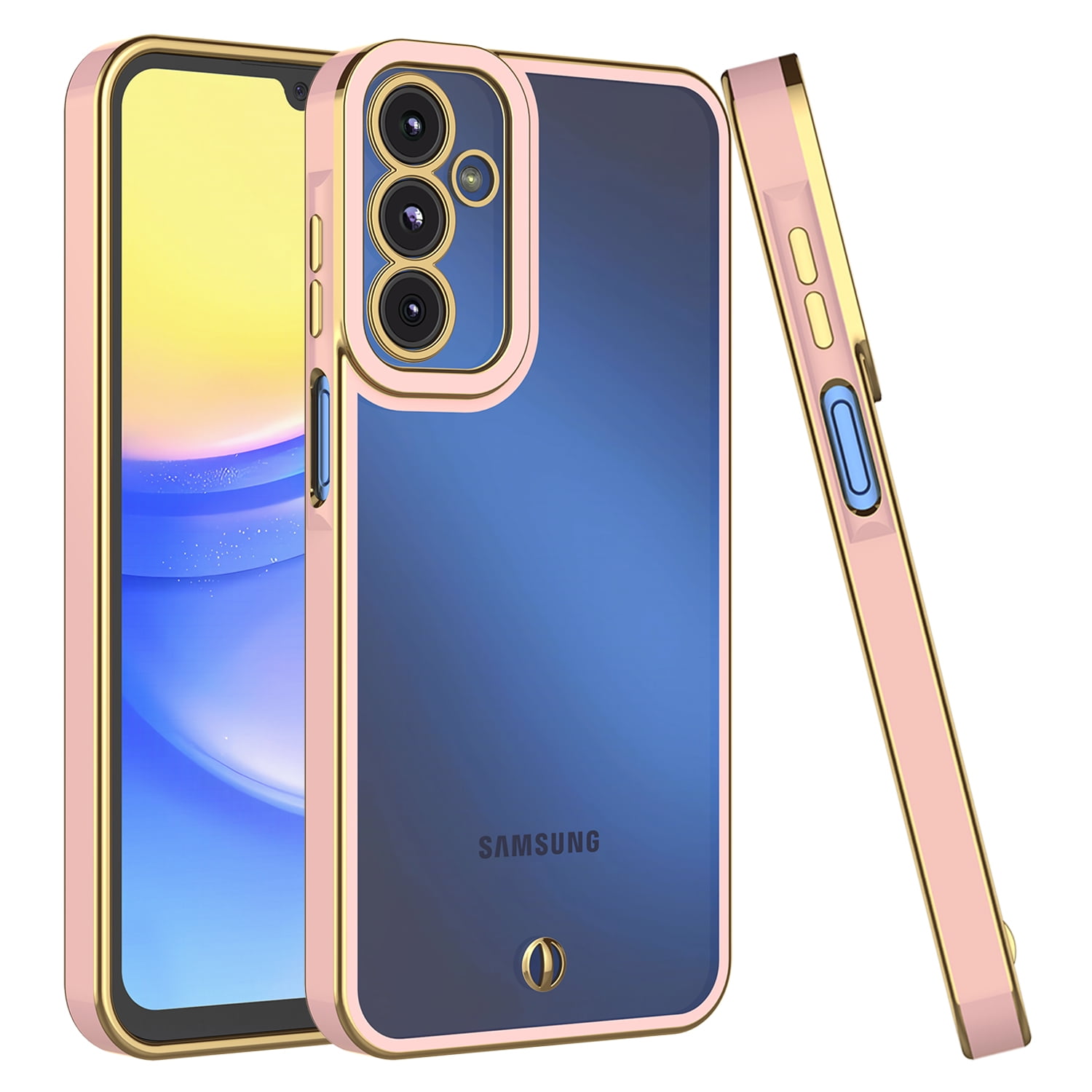 Ebizware Shockproof Slim Cell Phone Case for Samsung Galaxy A15 5G, Pink - Walmart.com