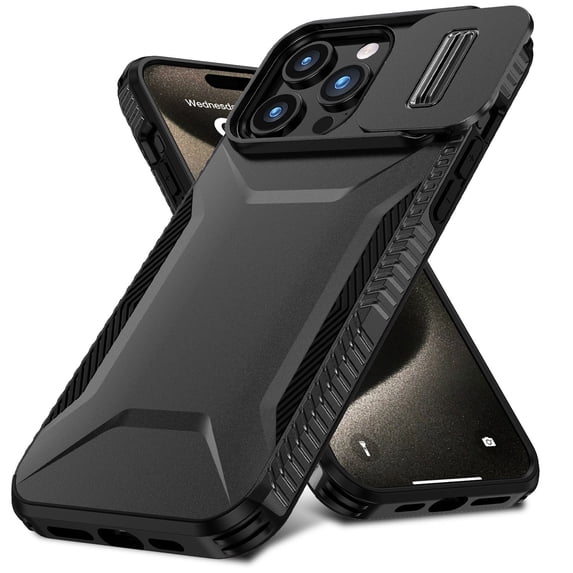 For Samsung Galaxy A15 5G Slim Fit Shockproof Hybrid with Slide Camera ...