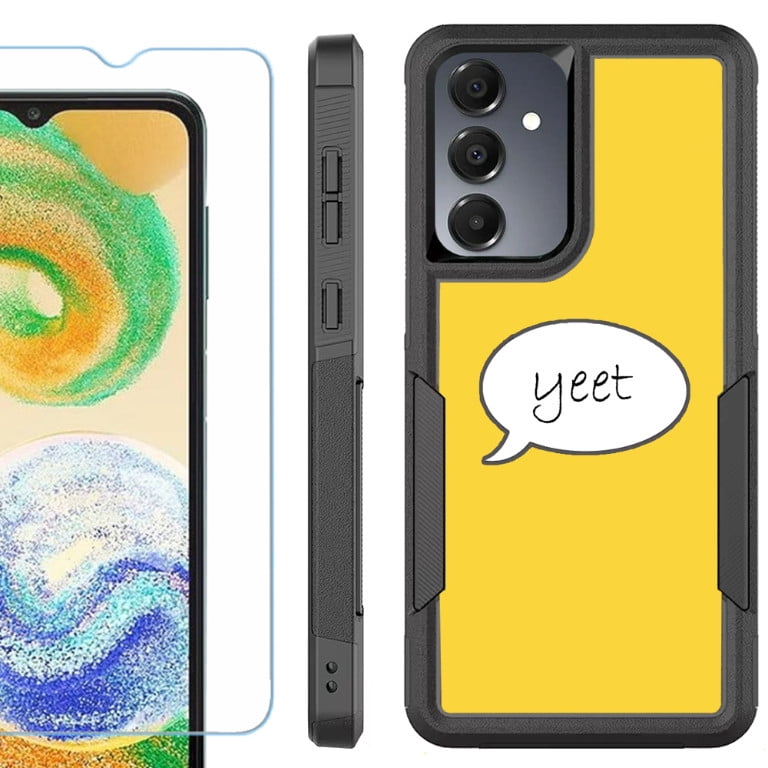 For Samsung Galaxy A16 5G Hybrid Dual Layer Phone Case with Tempered ...