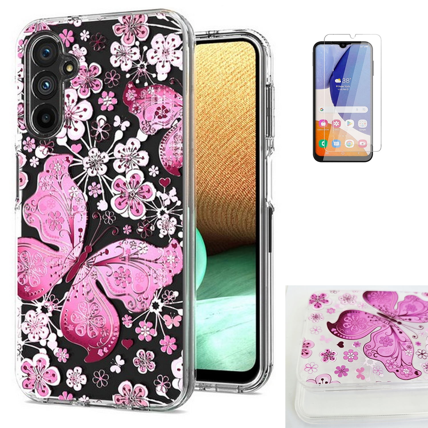 For Samsung Galaxy A16 5G (SAS166V /SM-A166) Clear Dual-Layer ...