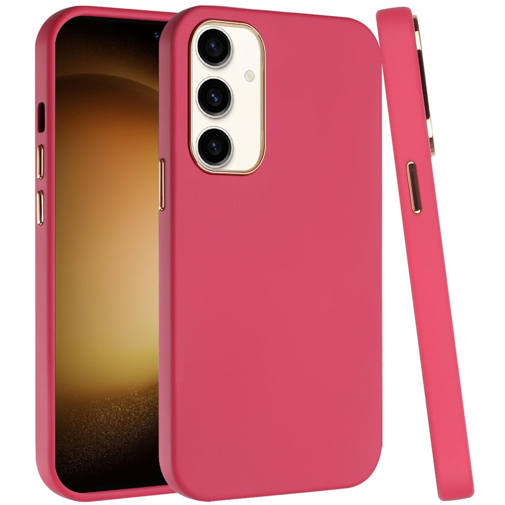 For Samsung Galaxy A16 5G Slim Classic Hybrid Around Rubber Gummy Gel ...