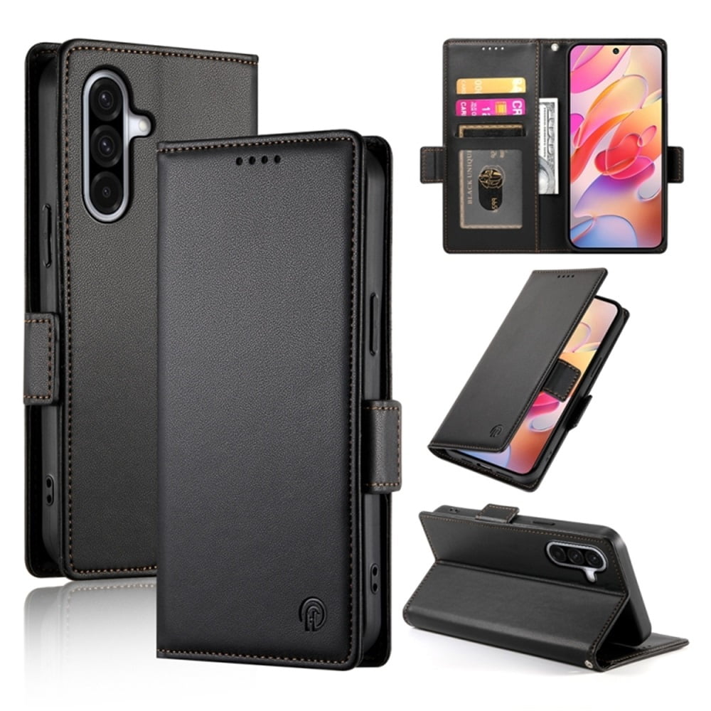 For Samsung Galaxy A17 4G Wallet Case Flip Card Holder,PU Leather Side ...