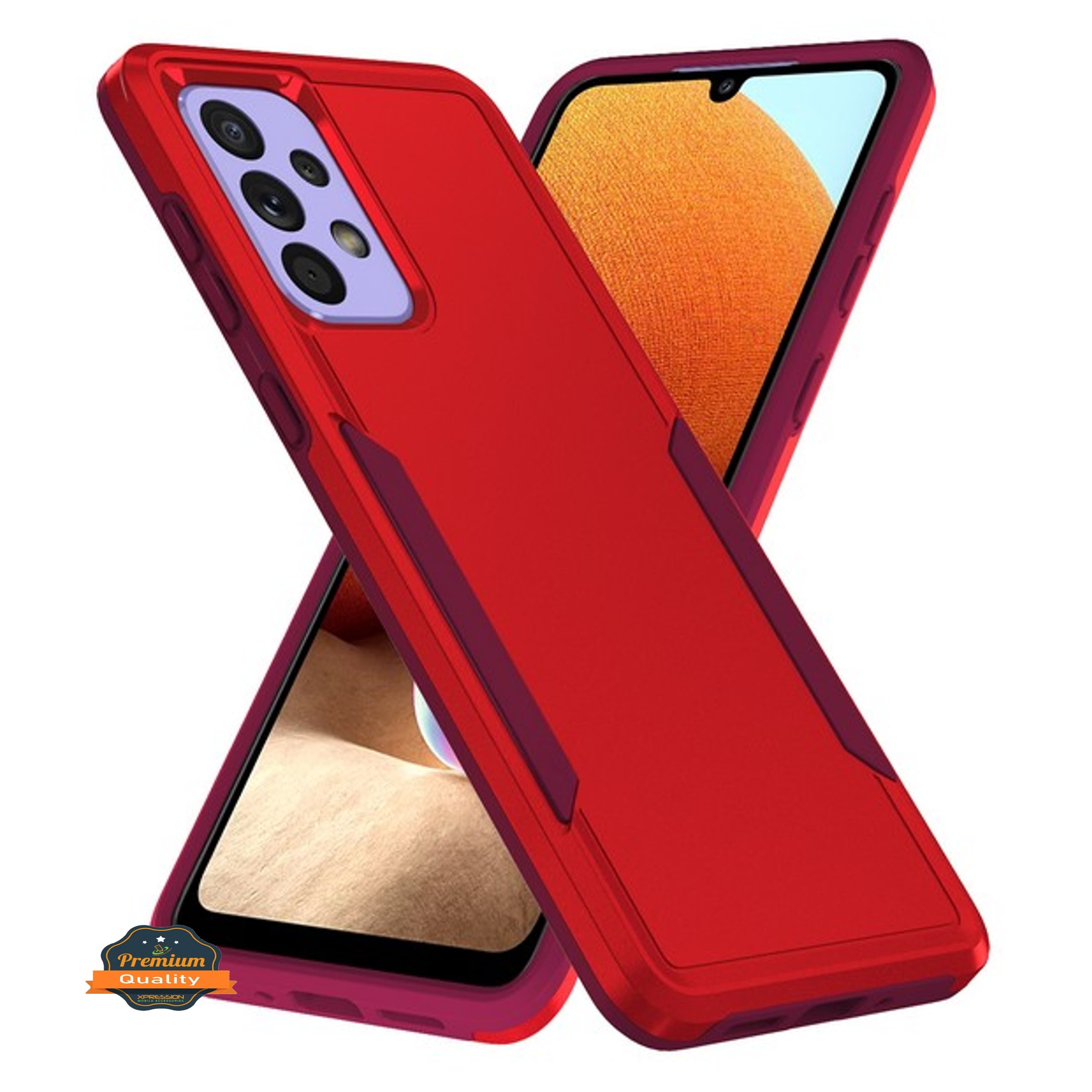 For Samsung Galaxy A23 5G Hybrid Bumper Rugged Dual Layer Heavy-Duty ...