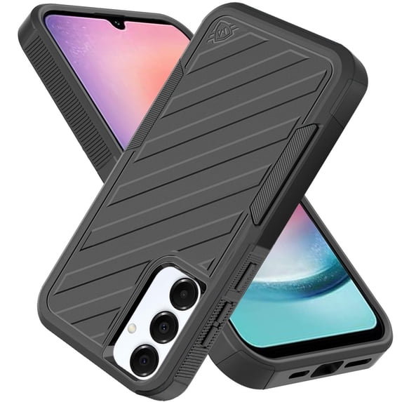 For Samsung Galaxy A26 Case, Hybrid lined shockproof dual layer Rugged ...