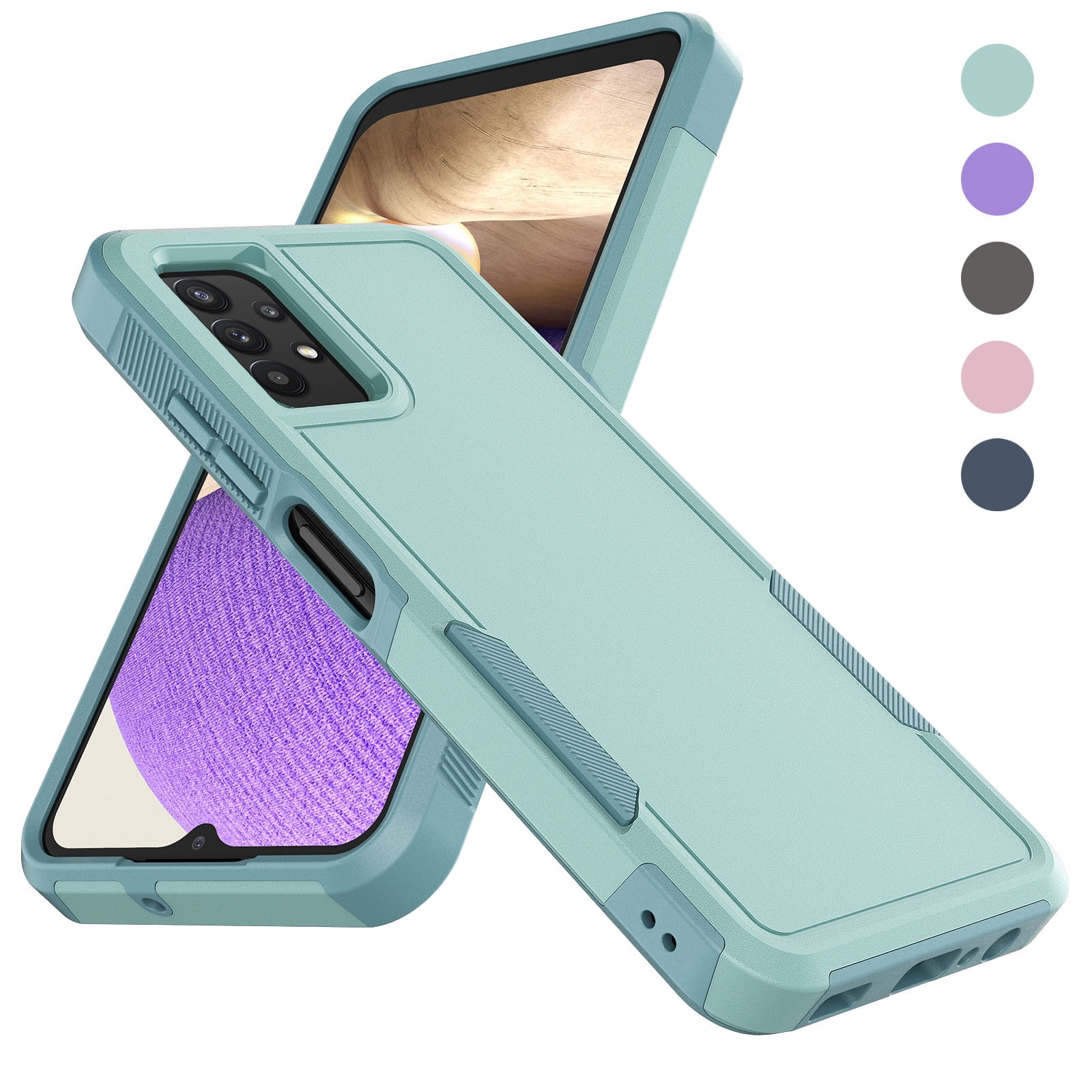 Takfox Shockproof Silicone Rugged Case, Durable 2-in-1 Design for ...