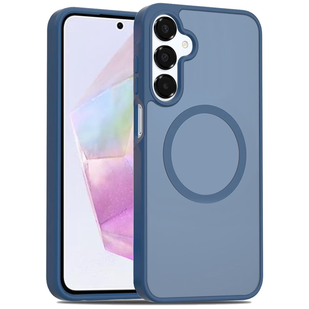 For Samsung Galaxy A36 [Magnetic Circle] Smooth Safe Matte Feel Hybrid ...