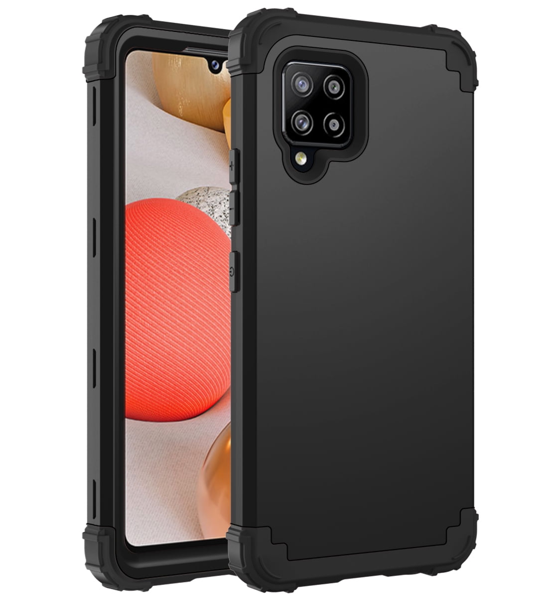 For Samsung Galaxy A42 5G Case, Dual Layer Slim Heavy Duty Hybrid Rugged Shockproof Anti-Scratch ...