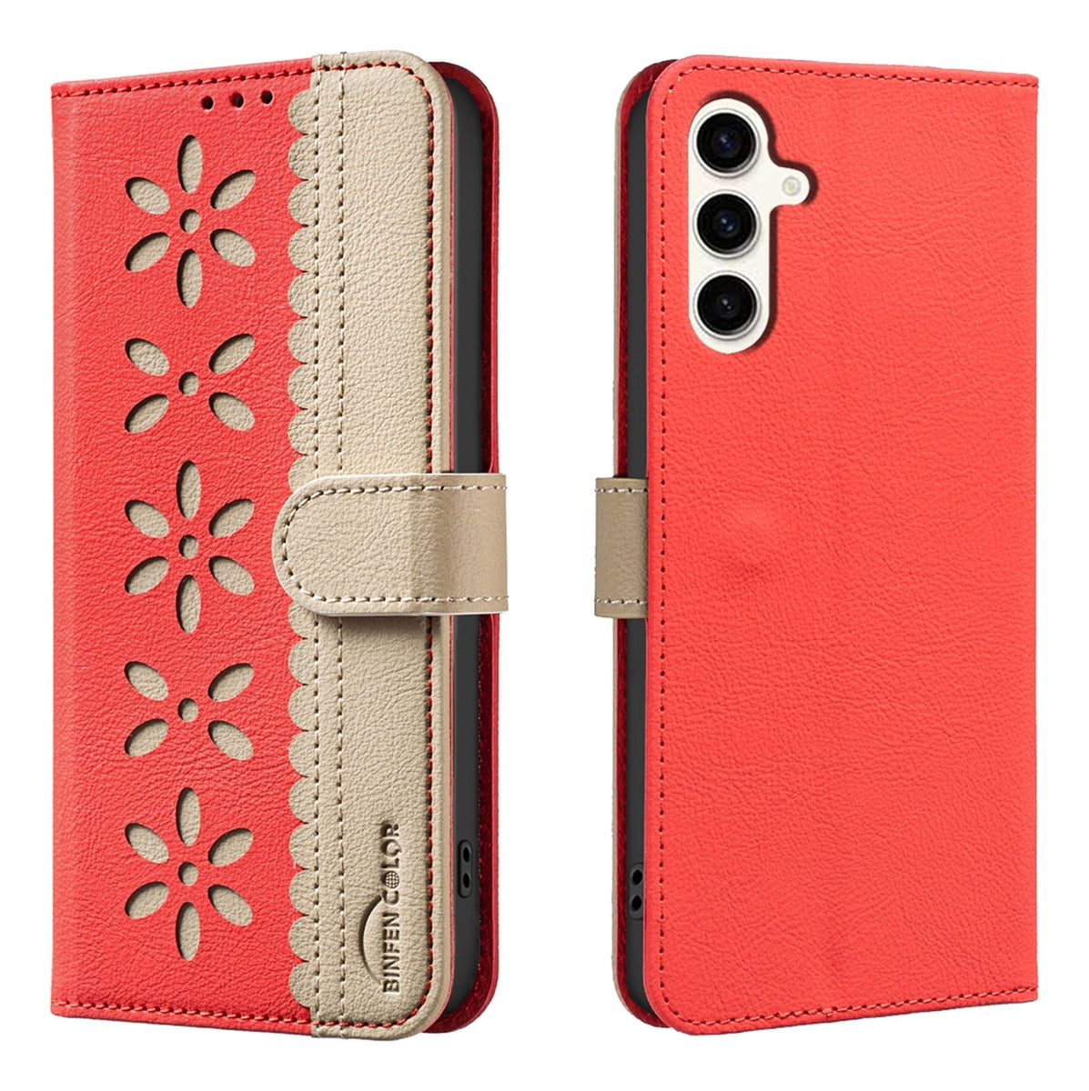 For Samsung Galaxy A55 A35 A25 A15 A05 A05s Phone Case Leather Wallet Cover - Walmart.com