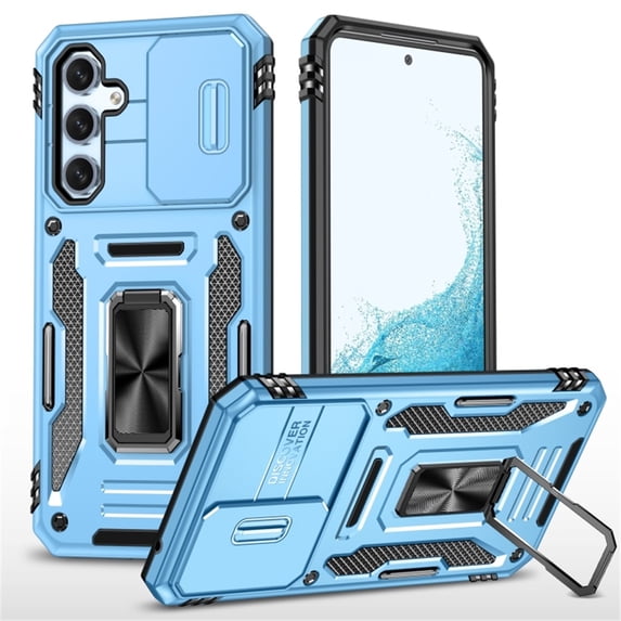 For Samsung Galaxy A57 5G 6.7" PC+TPU Slim Fit With Slide Camera Cover ...