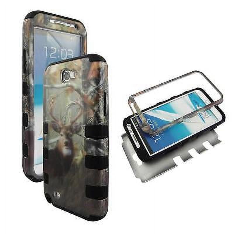 For Samsung Galaxy Note 2 II N7100 Hybrid Drop Protective Shock Proof Shock Absorb Enhanced ...