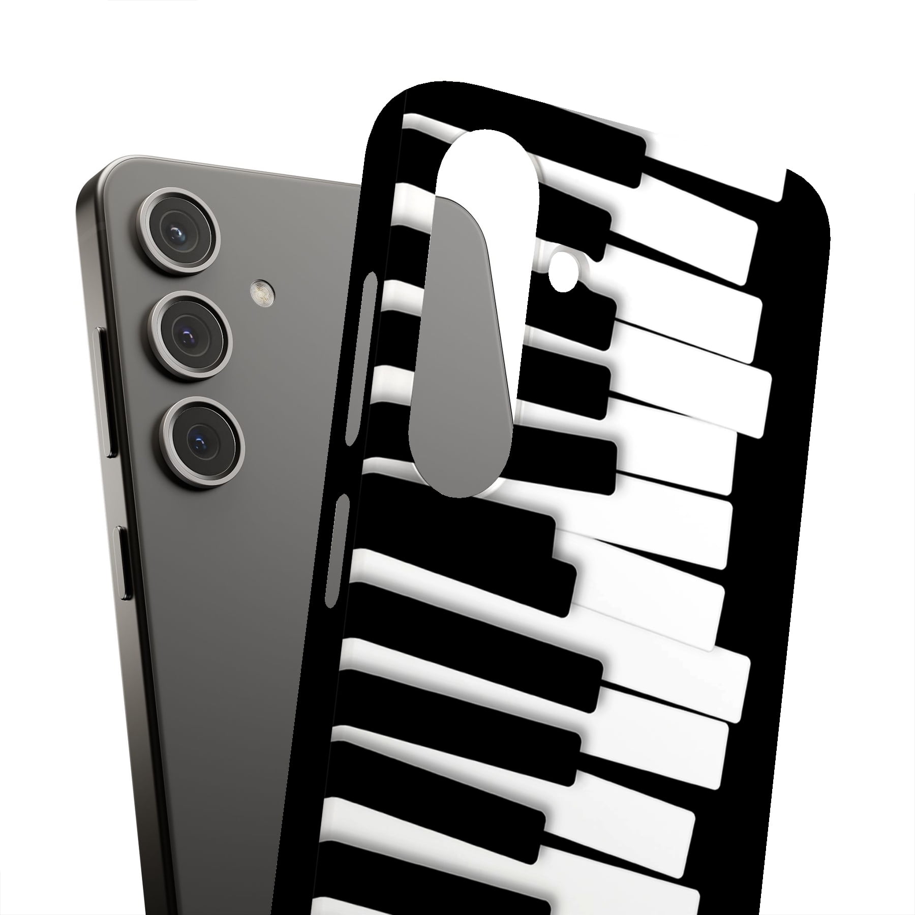 For Samsung Galaxy S20 FE, Hard Shell, Piano Key Chaos Print, USA ...