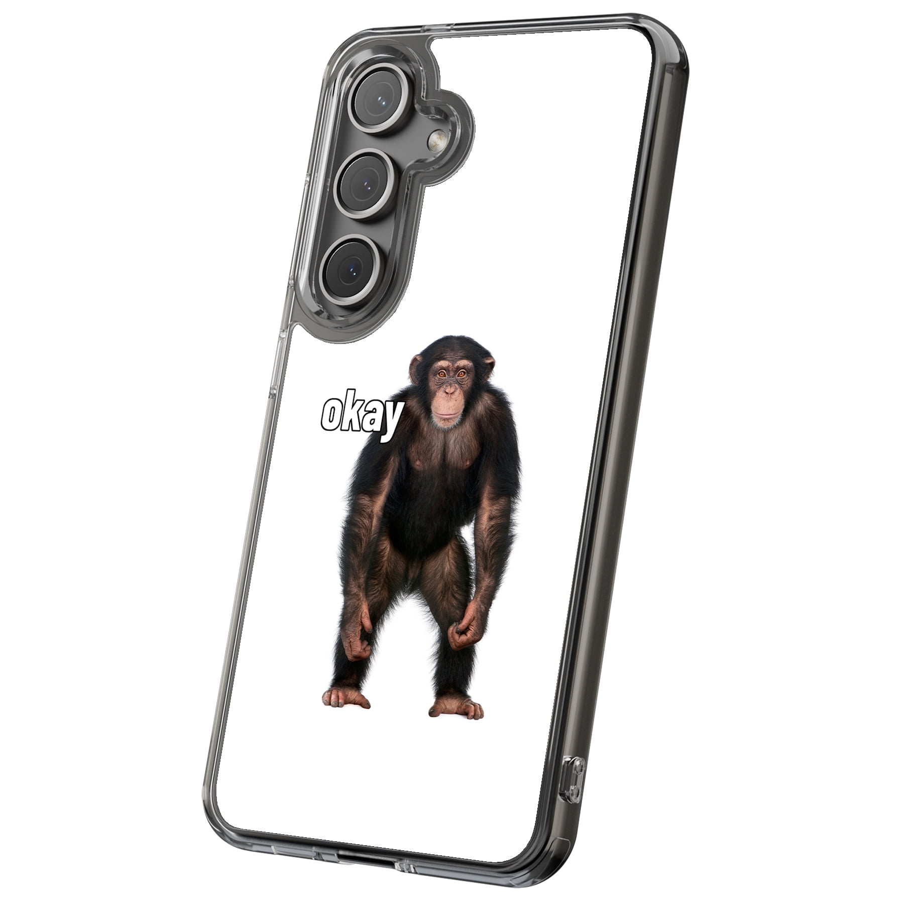 For Samsung Galaxy S21 FE, Hybrid Clear, Funny Meme Okay Print, USA ...