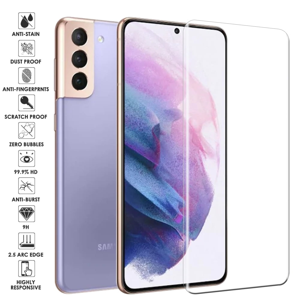 For Samsung Galaxy S21 Plus 5G / SM-G996 Full Cover 3D Curved HD [Case ...