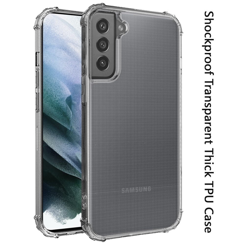 For Samsung Galaxy S21 Plus (6.7") Hybrid Transparent Thick Pure TPU ...