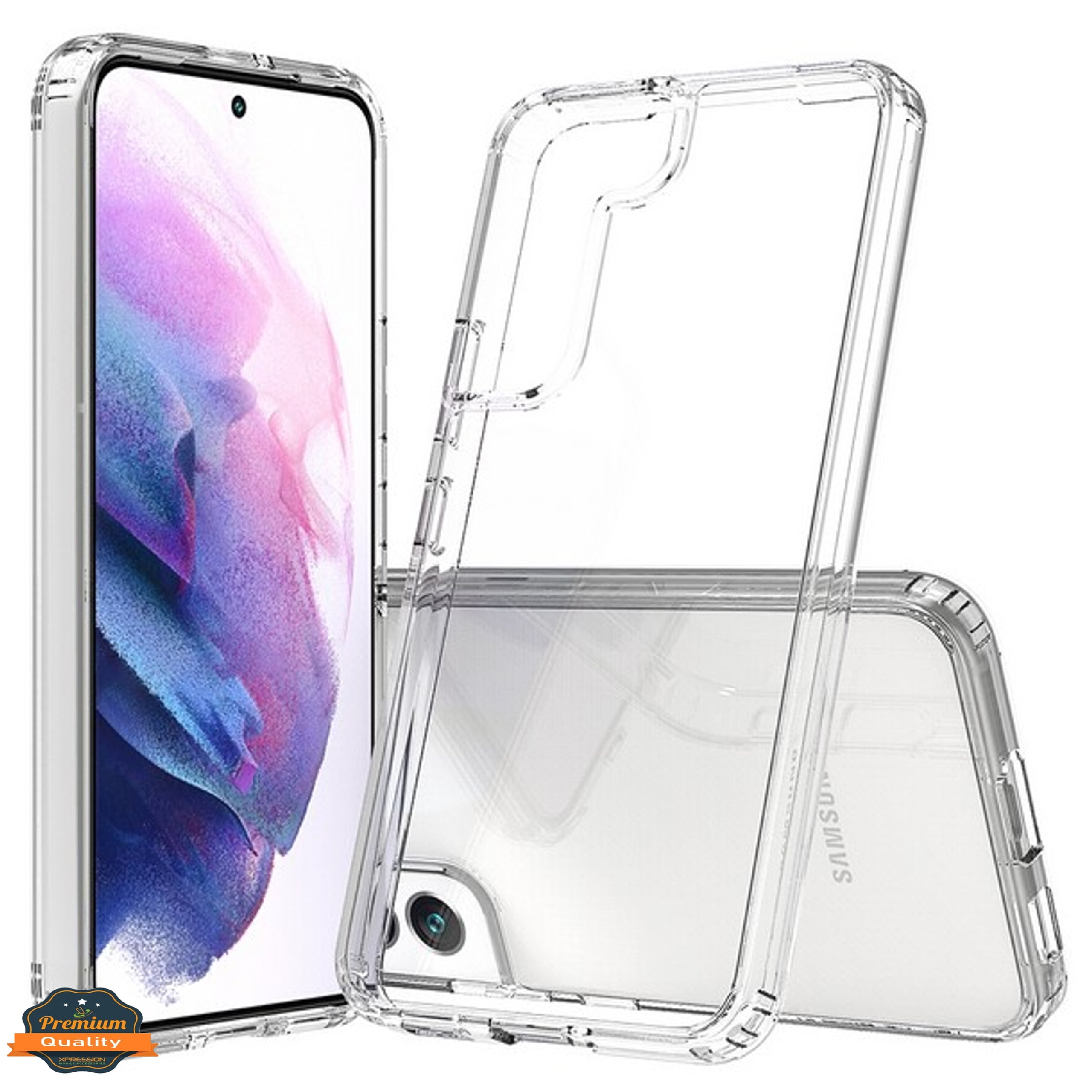 For Samsung Galaxy S22 Crystal HD Clear Transparent Back Panel TPU ...
