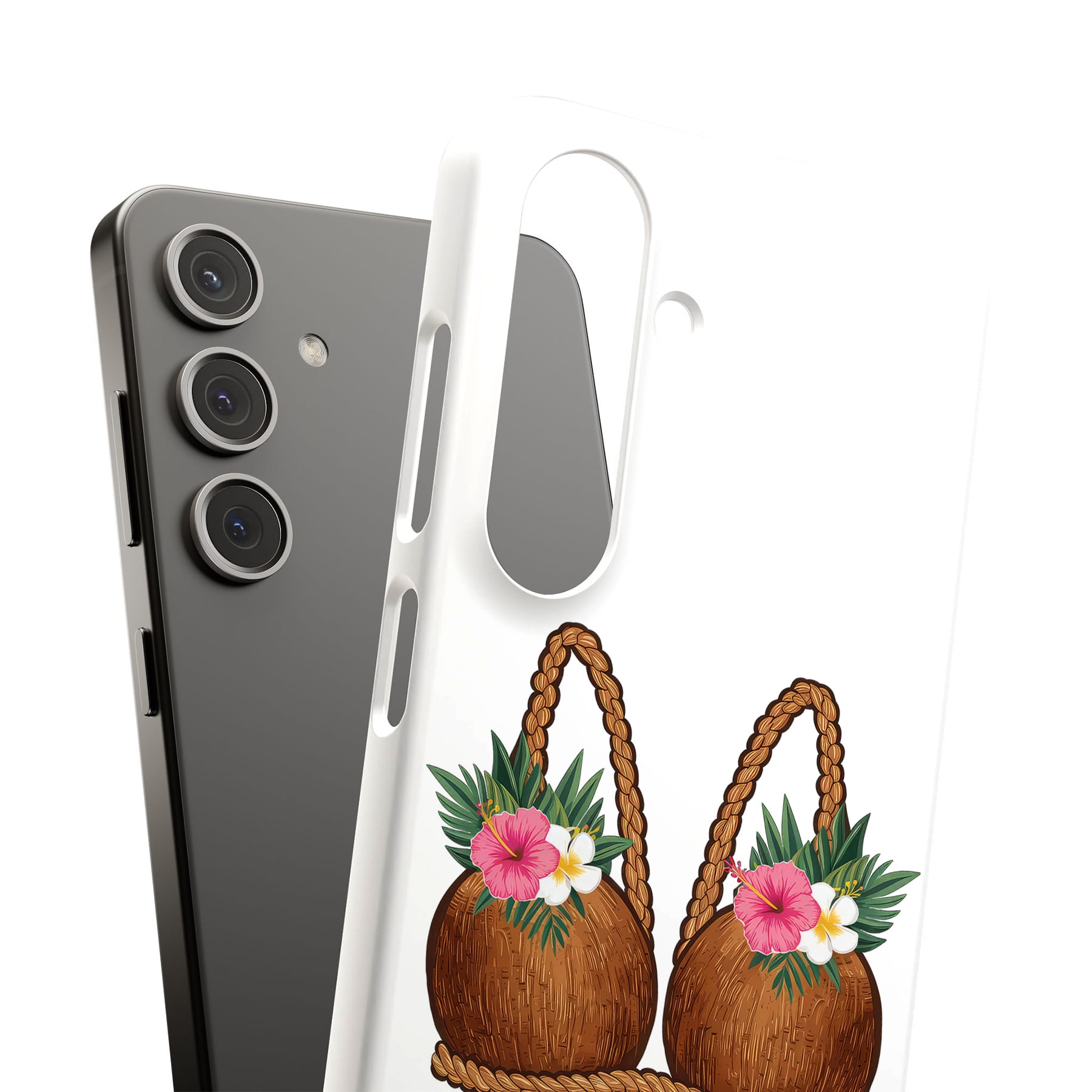 For Samsung Galaxy S22 Ultra, Hard Shell Case, Coconut Bra Print, USA ...