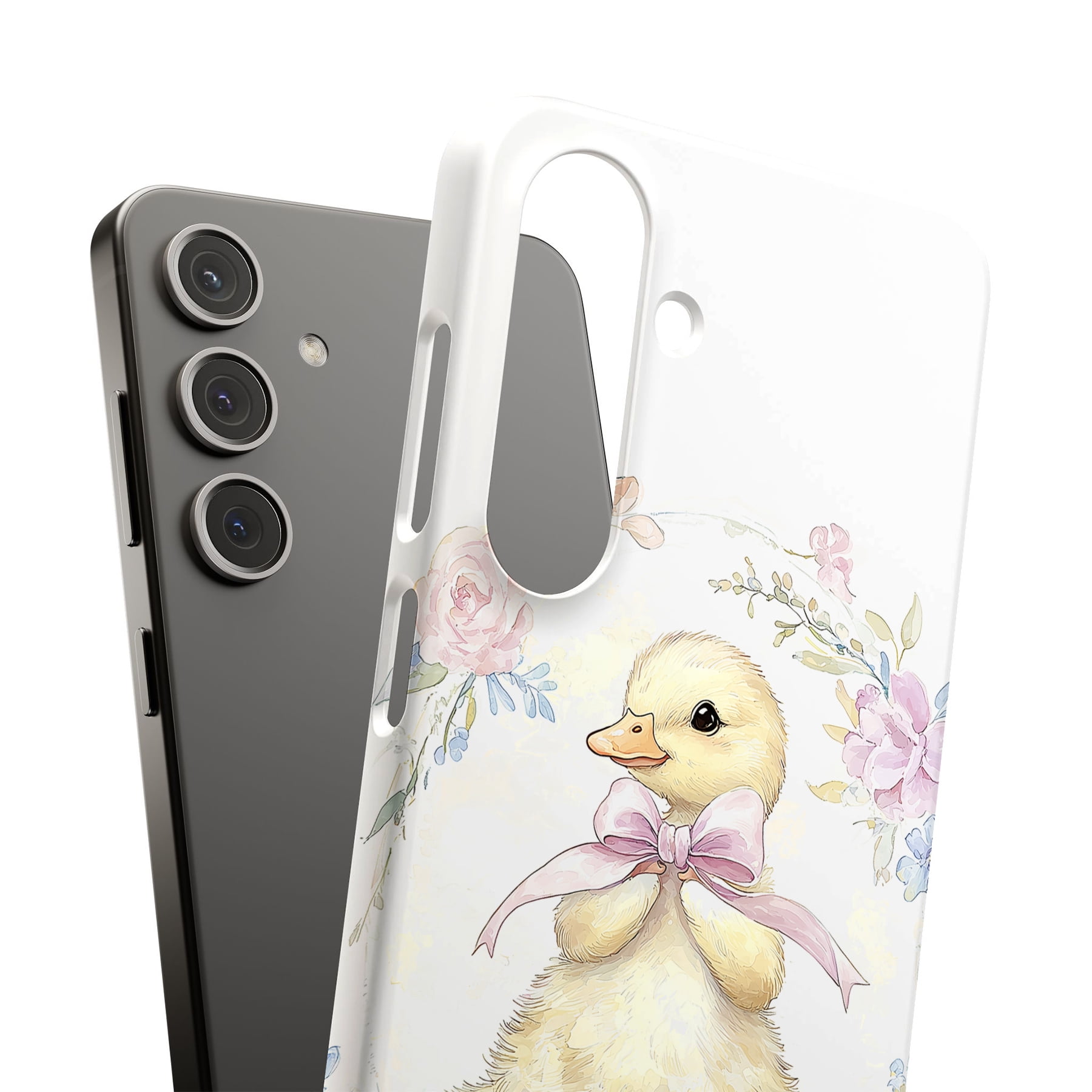 For Samsung Galaxy S22 Ultra, Hard Shell, Duck Floral Print, USA ...