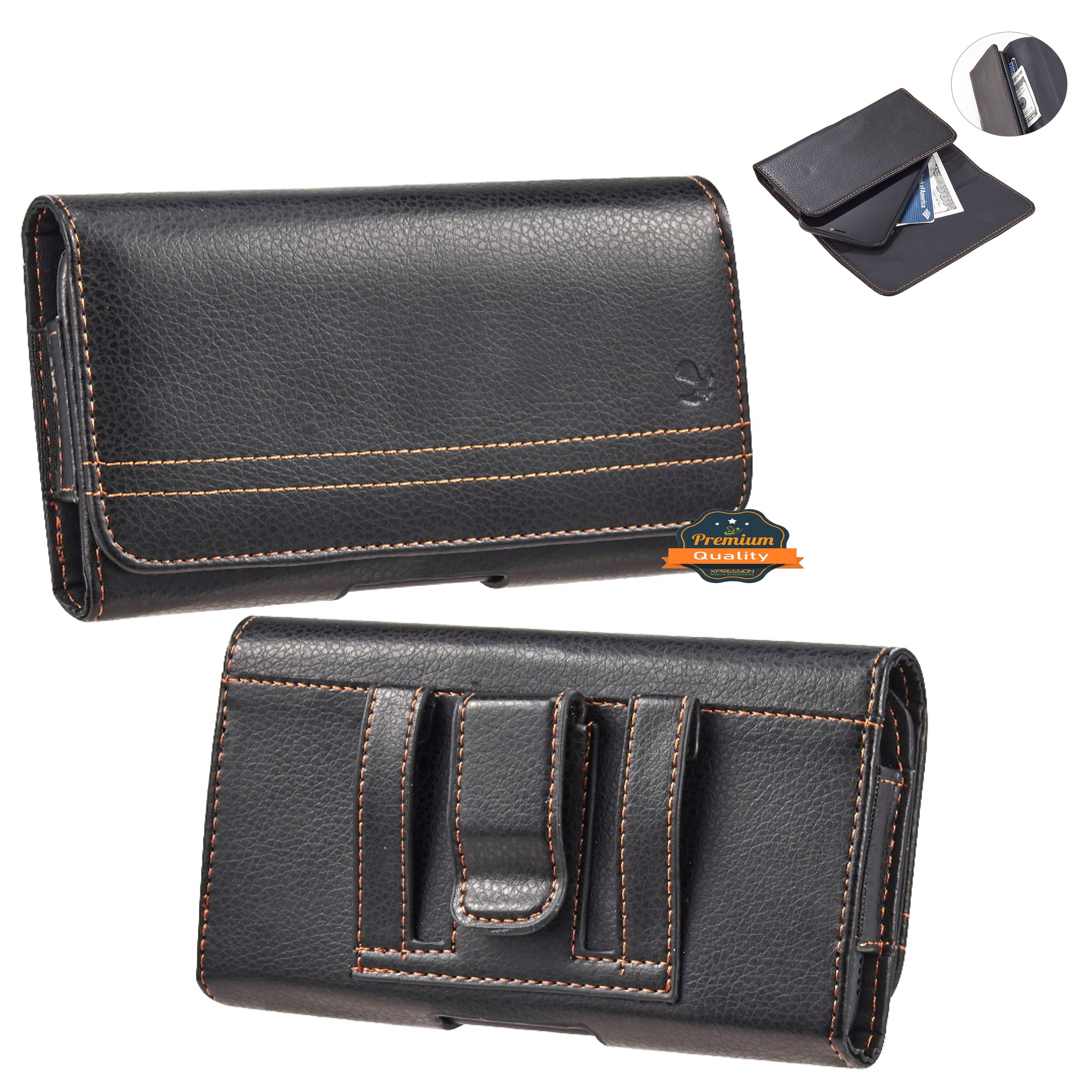 Samsung Galaxy S22 Magnetic Smartphone Case, Universal Horizontal PU ...