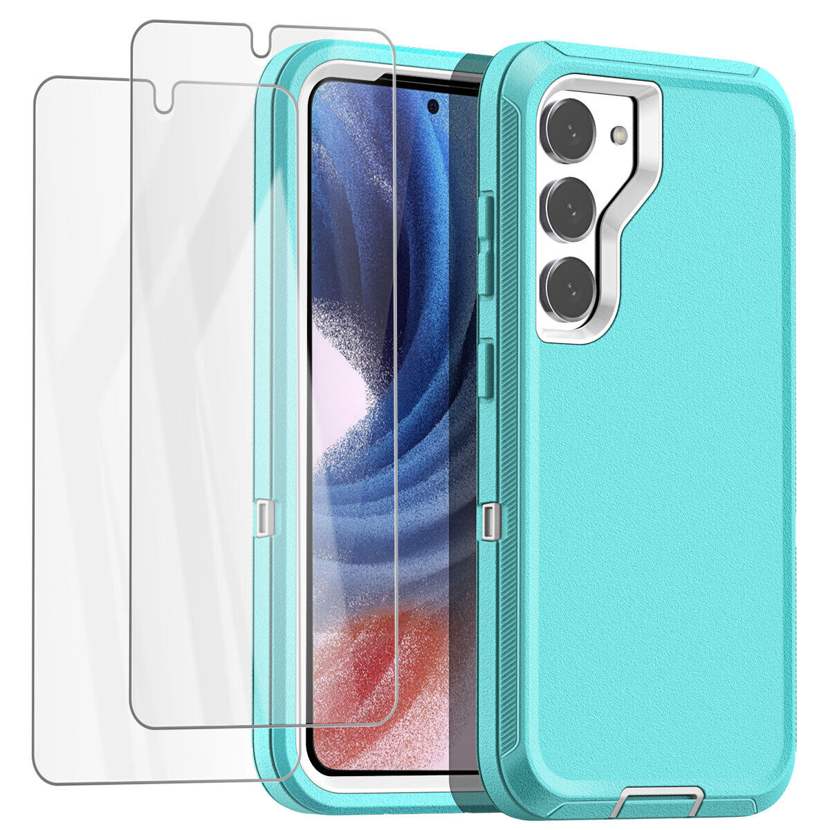 For Samsung Galaxy S23 Case Shockproof Heavy Duty Cover With 2X Screen ...