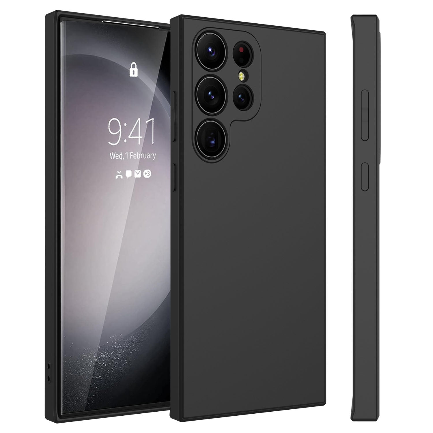 For Samsung Galaxy S23 FE 5G Phone Case, Ebizware Liquid Silicone Case ...