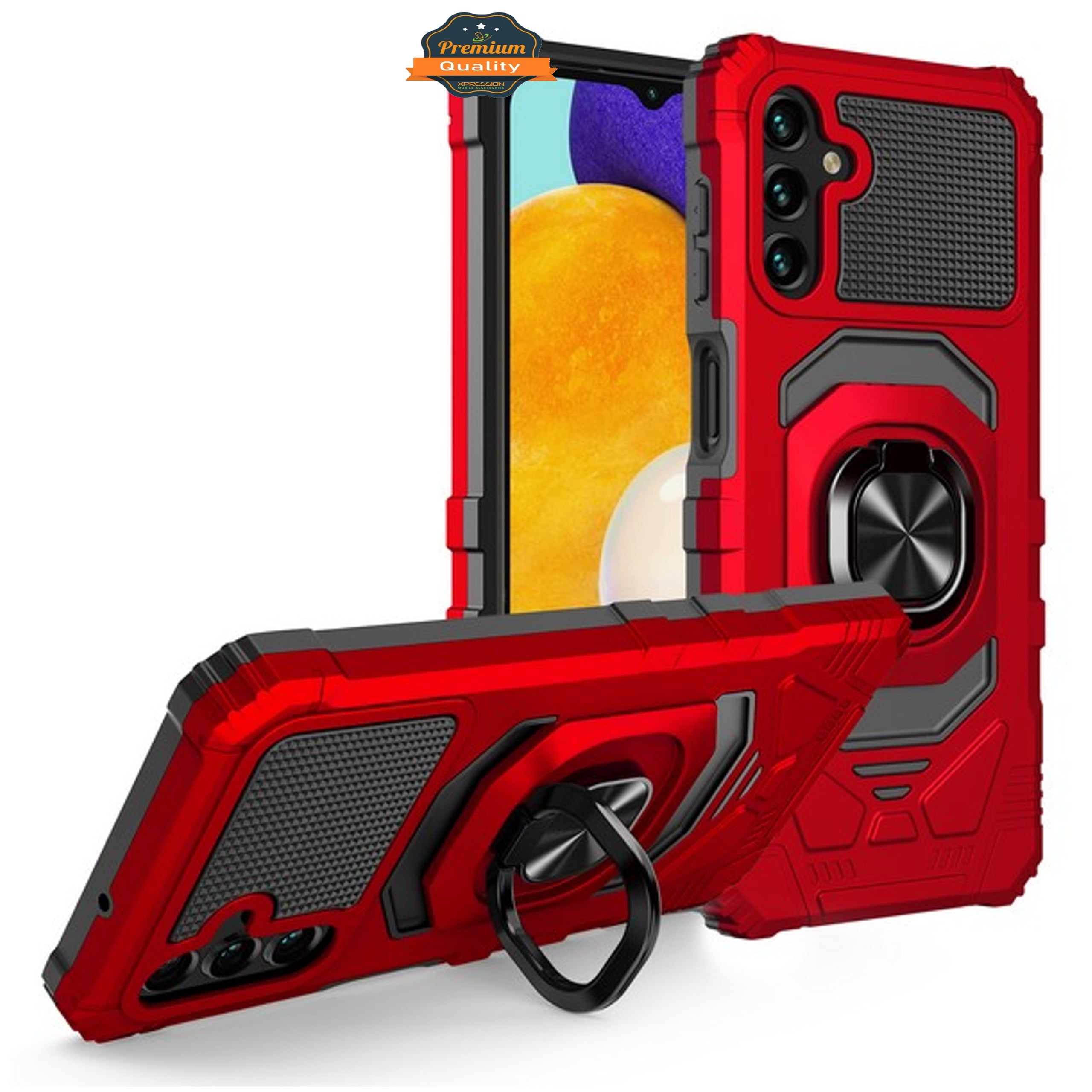 For Samsung Galaxy S23 FE /Fan Edition Hybrid Magnetic Car Mount Ring ...