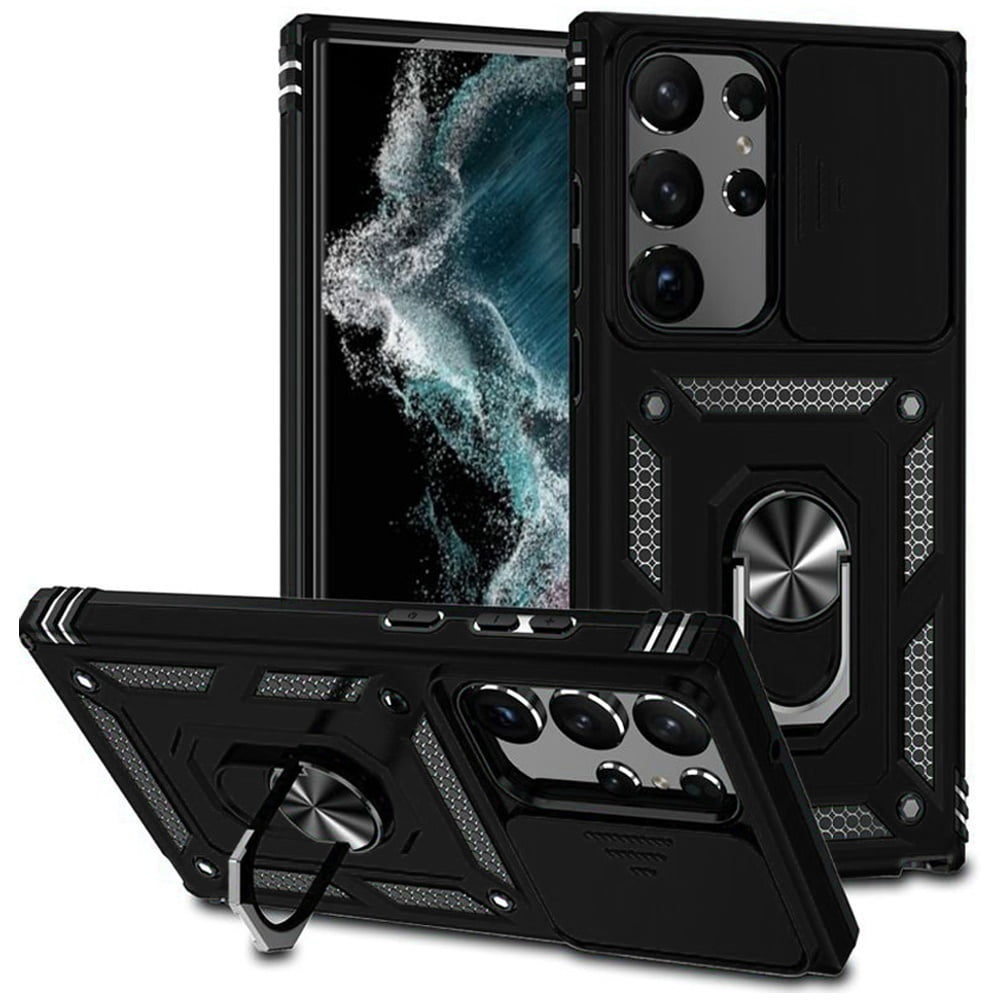 For Samsung Galaxy S23 Plus with Stand, Camera Lens Protection & 360 ...