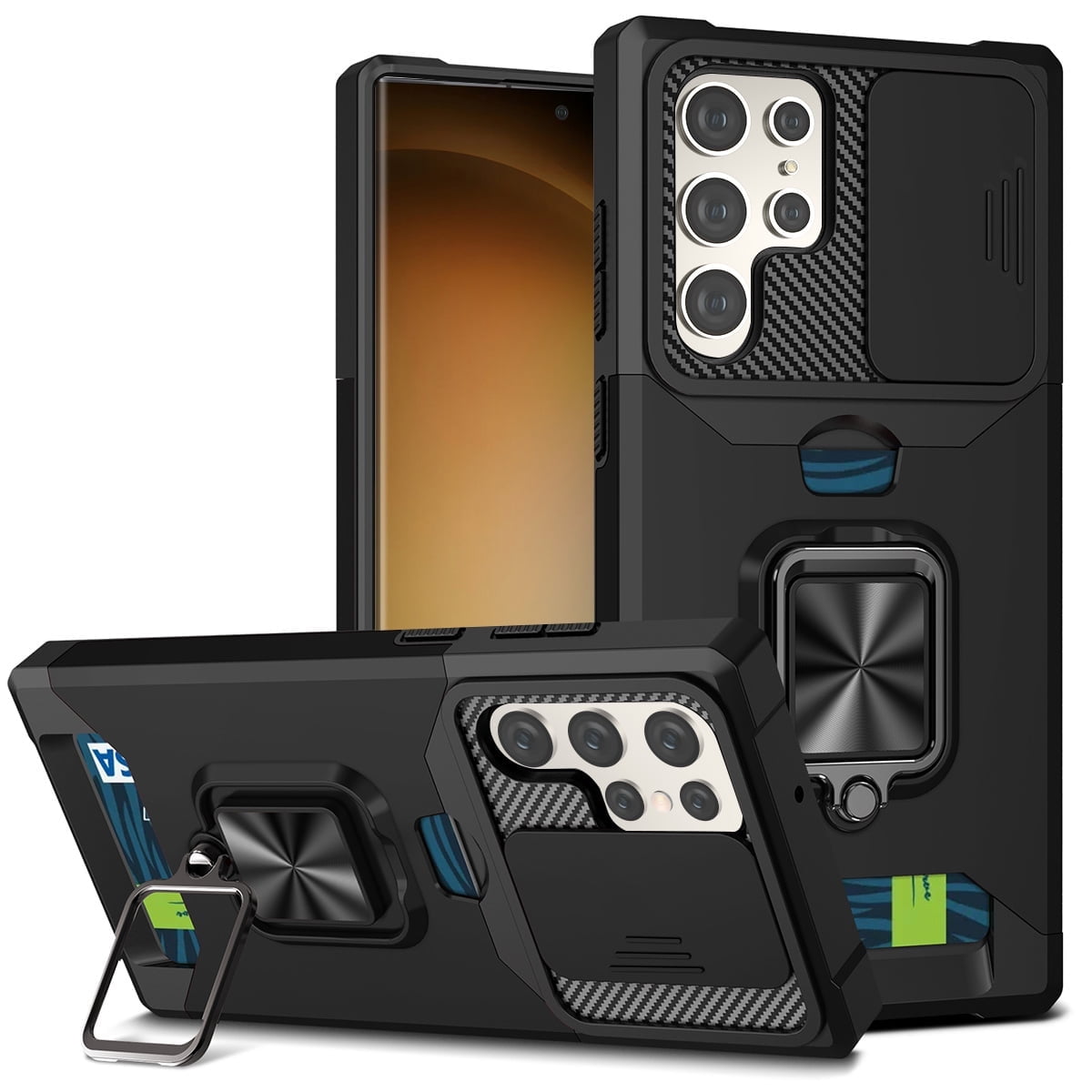 For Samsung Galaxy S23 Ultra Case Shockproof Anti-Fall Drop Protection Slide Anti-Scratch Camera ...