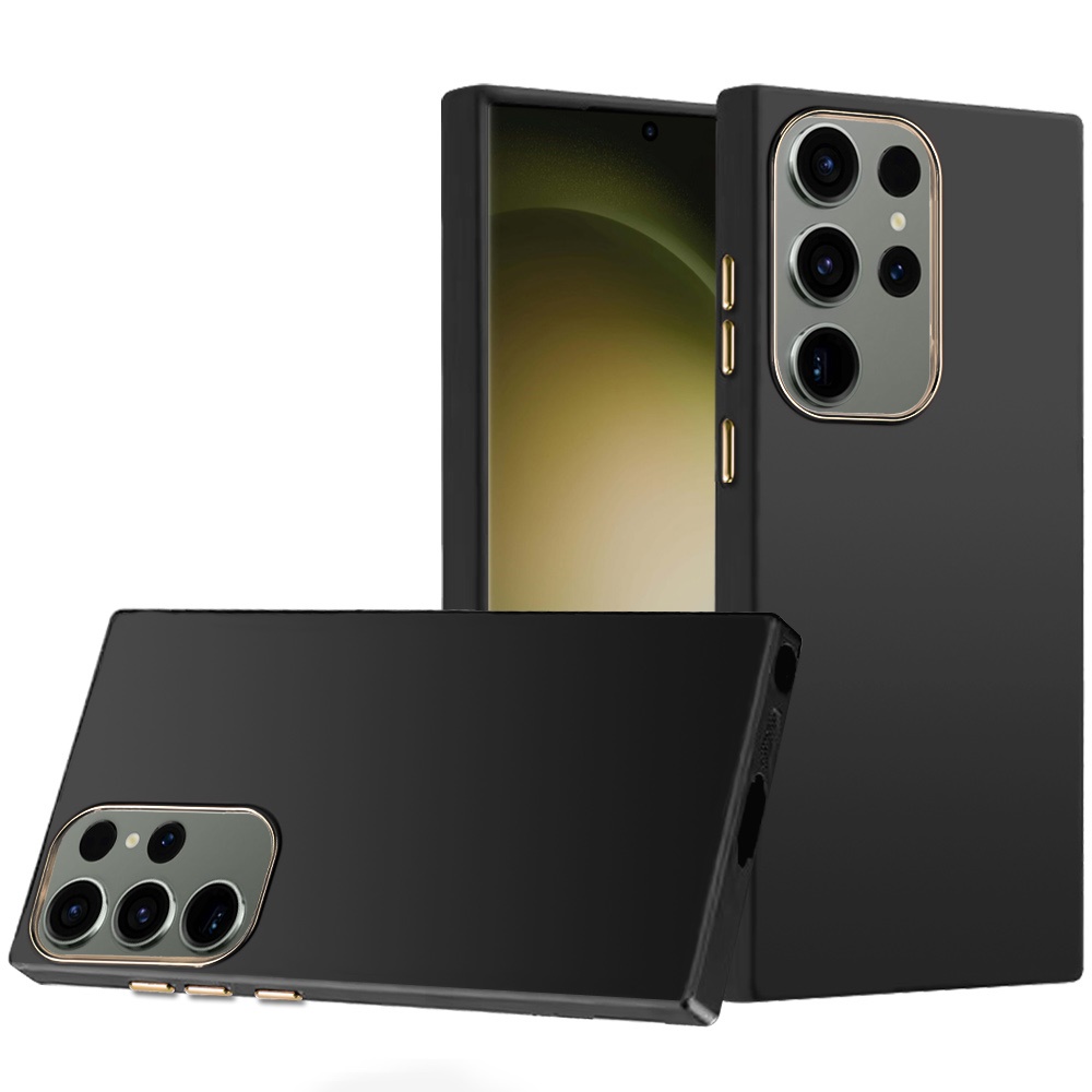 For Samsung Galaxy S23 Ultra Slim Fit Classic Hybrid Around Rubber ...