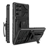 For Samsung Galaxy S24 Ultra Case with Belt Clip Holster, Heavy Duty ...