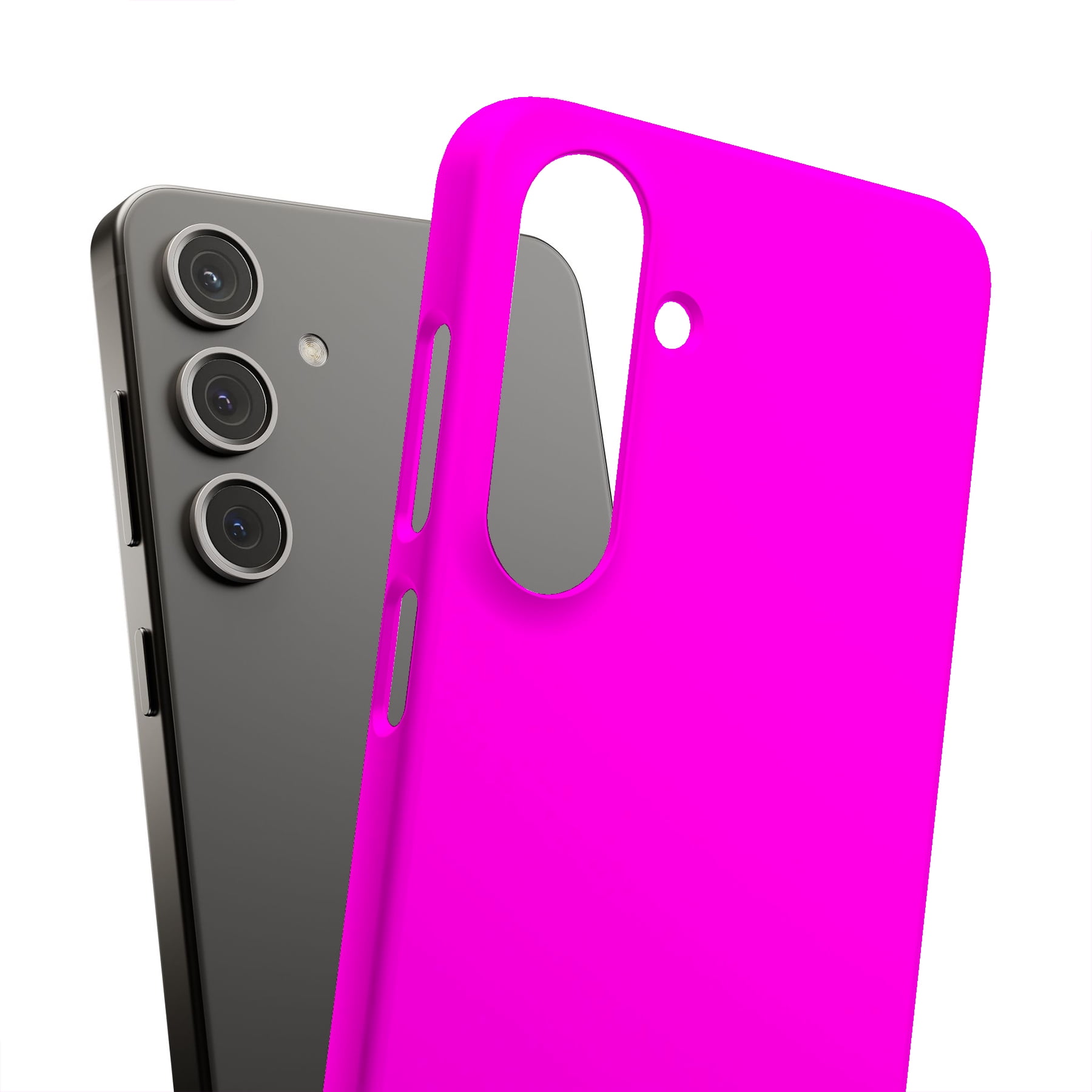 For Samsung Galaxy S24 Ultra, Hard Shell Case, Fuchsia Print, USA ...