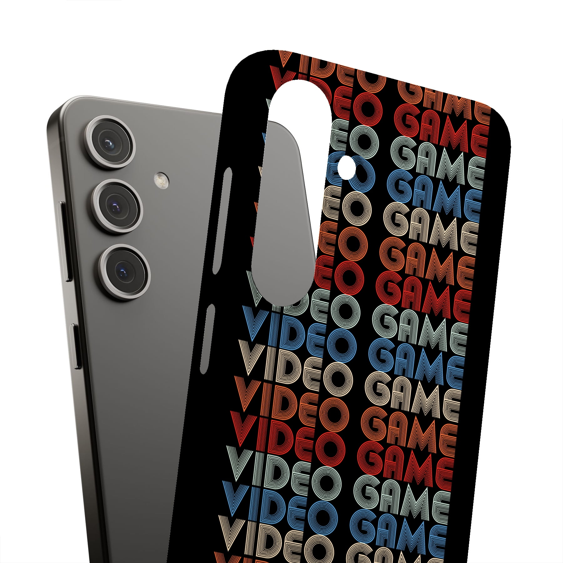 For Samsung Galaxy S25, Hard Shell Case, Vintage Game 5 Print, USA ...