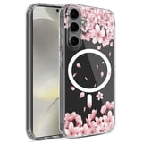 For Samsung Galaxy S25 /S24 Case, Hybrid Flower Design Stylish Fashion ...