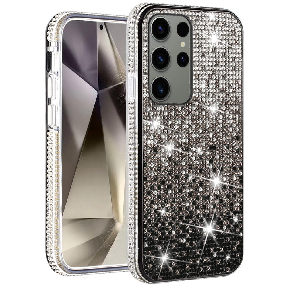 For Samsung Galaxy S25 Ultra Case, Glitter Bling, UltraThin TPU Sparkle Diamond Rhinestone Shiny ...