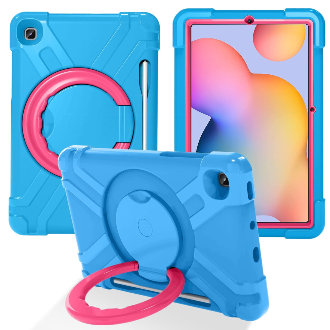 For Samsung Galaxy Tab S6 Lite P610 PC + Silicone Shockproof ...